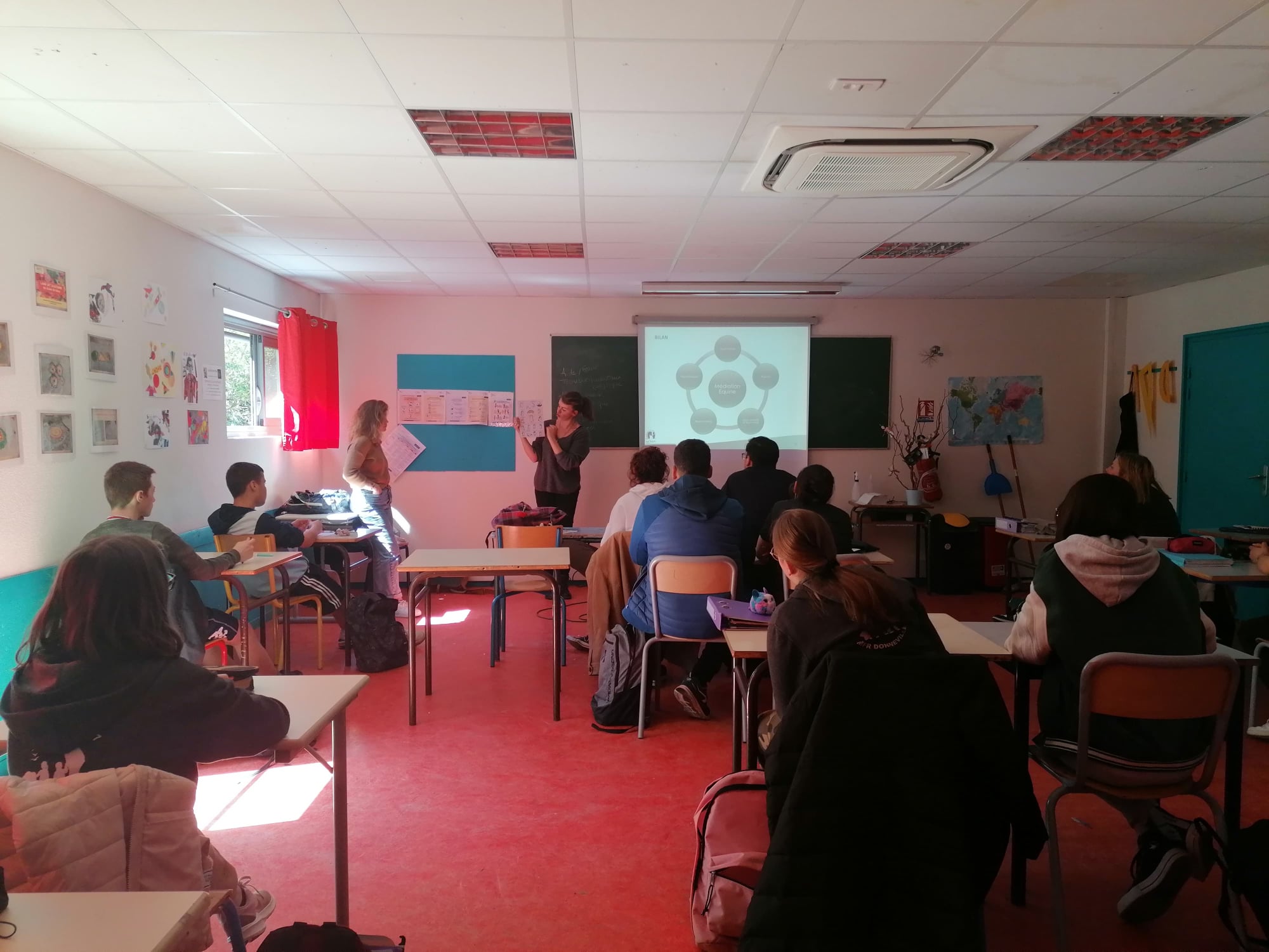 Retour sur la journée à la MFR de Donneville - Né'Hom